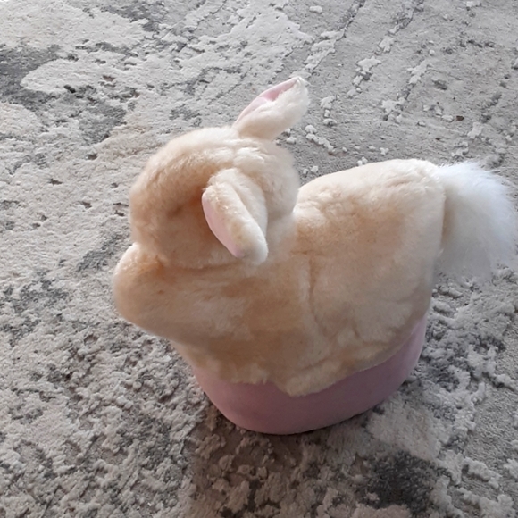 1950 toy | Other | Vintage Plush Rabbit Turns And Plays Lullaby | Poshmark